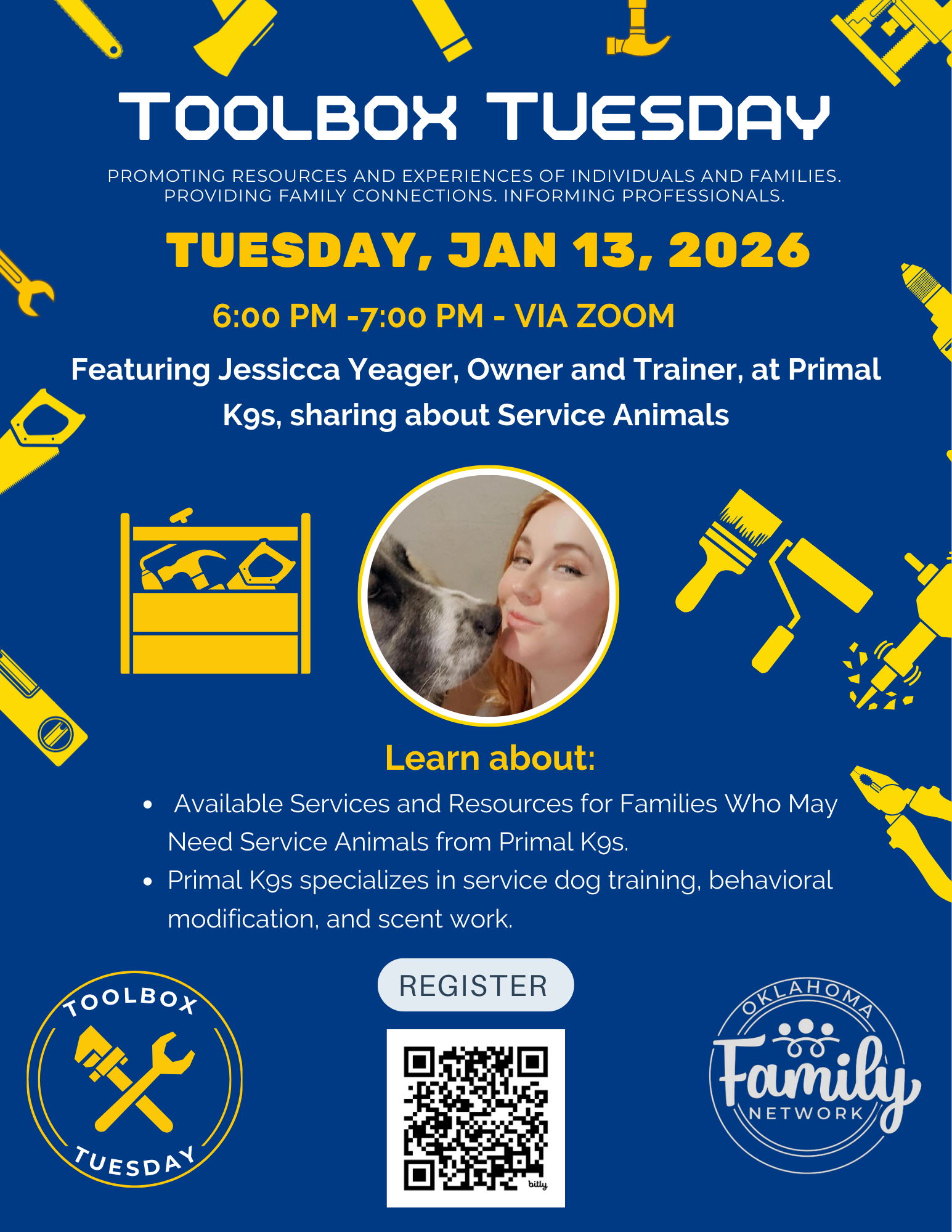 January Toolbox Tuesday-Featuring Primal K9s and Service Animals ...